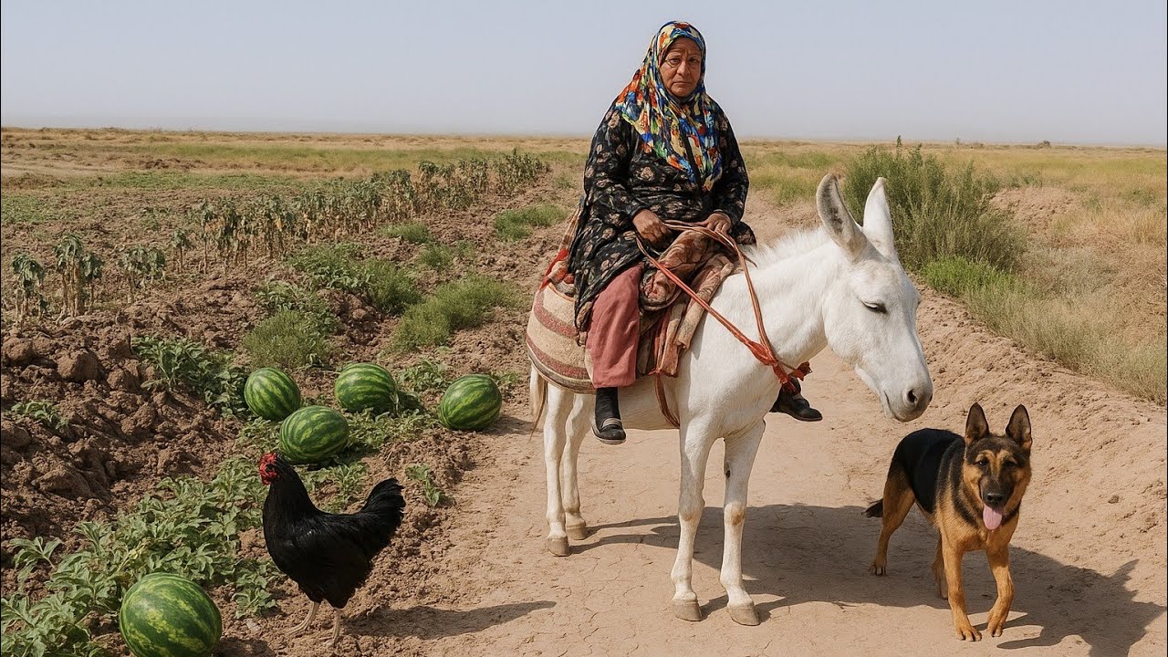"Riding a donkey and picking watermelons in the desert… how is this ...