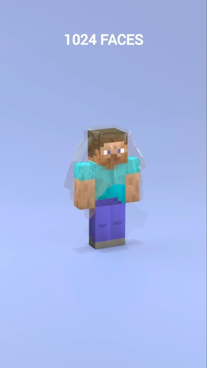 3D Cloth Simulation in Minecraft ⛏🔥 #minecraft #blender #shorts # ...