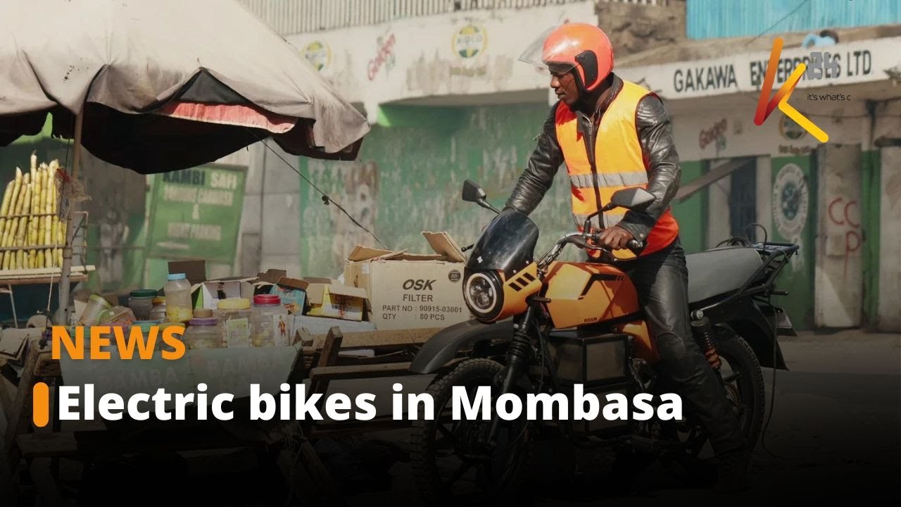 Bodaboda riders embrace commercial electric motorbikes in Mombasa - YouTube