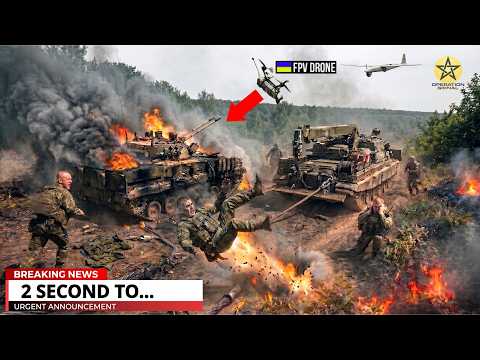 Russian Troops Try to SAVE an Armored Vehicle from Ukrainian FPV Drones — Then THIS Happened...