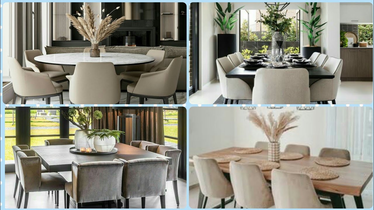 Modern Dining Room Decoration Ideas 2022| Wooden Dining Table Design ...