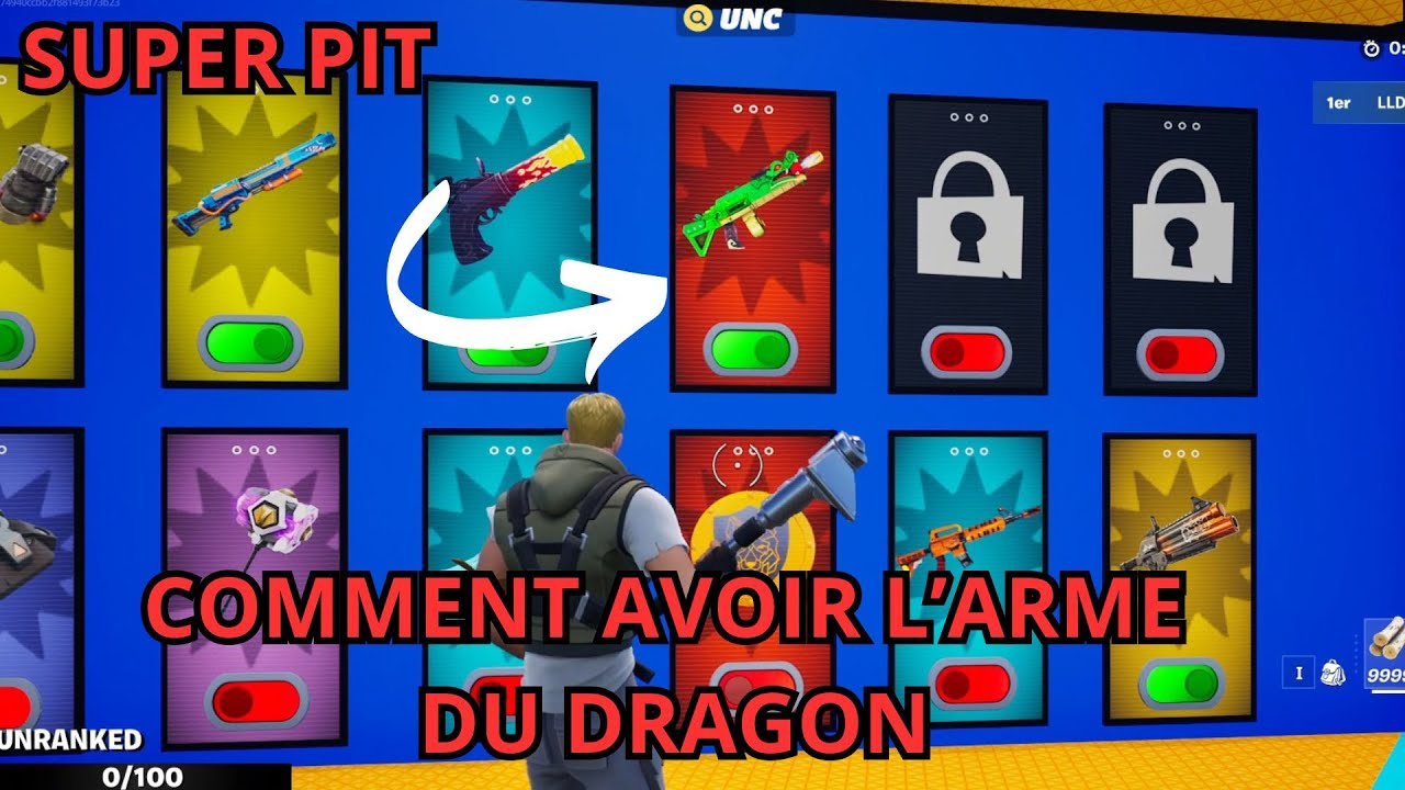 SECRET SUPER PIT UNC MAP FORTNITE CREATIVE Comment avoir l'arme du ...