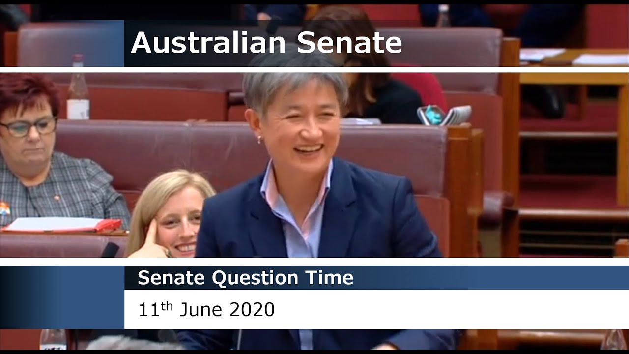 Senate Question Time - 11 June 2020 - YouTube
