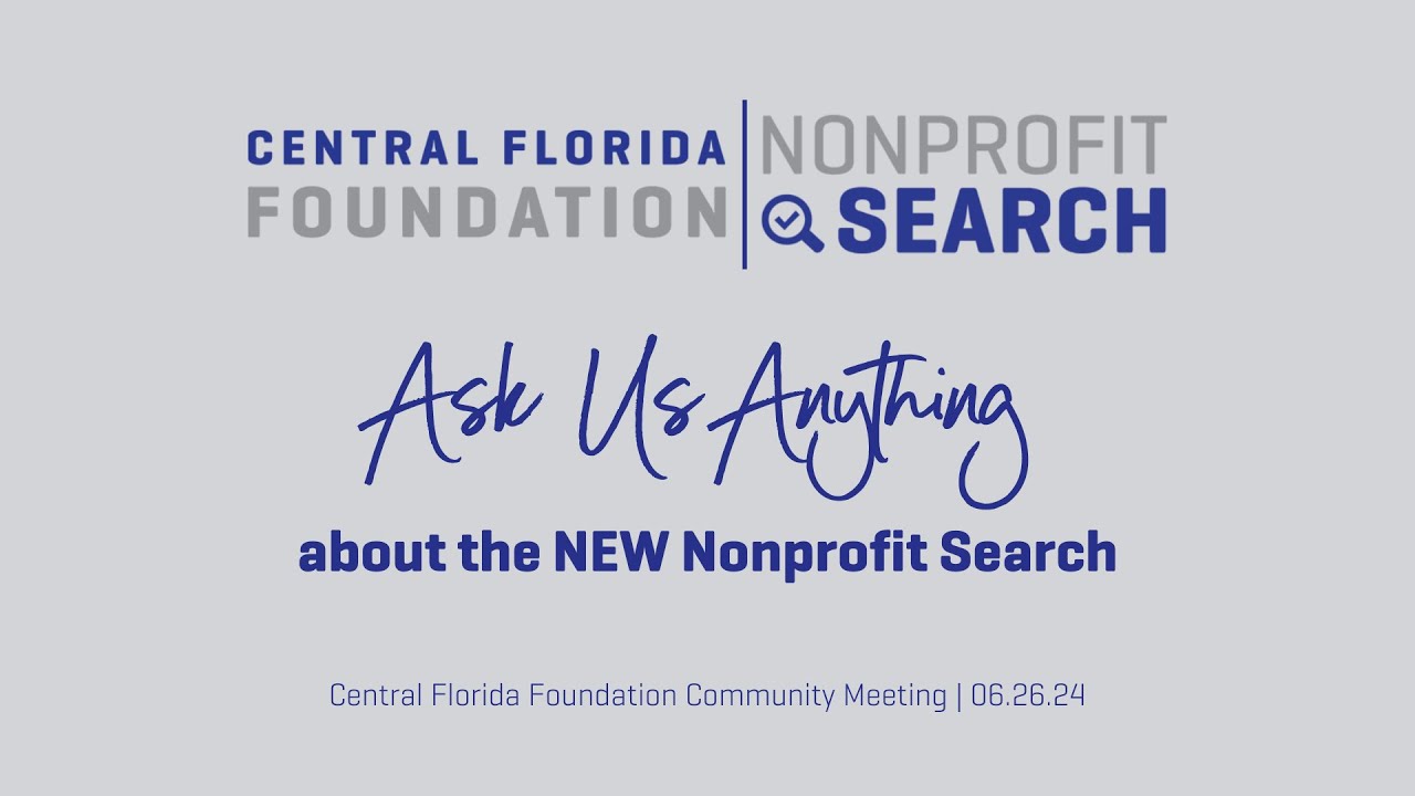 Ask Us Anything: the New Nonprofit Search - YouTube