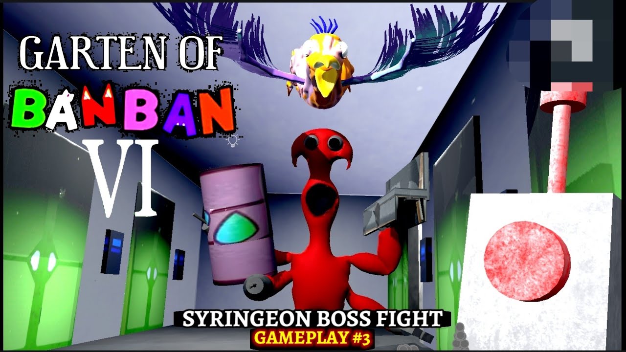 Garten Of Banban 6 - Syringeon boss fight and hell Baby opila back ...