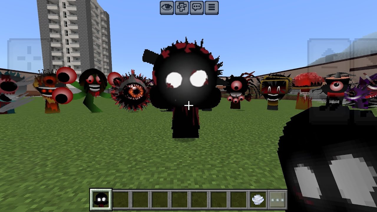 I add Jevin Sprunki Incredibox phase 7 in Minecraft PE - YouTube