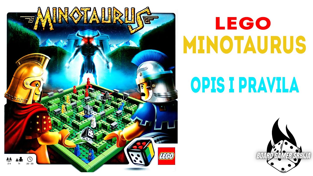 LEGO Minotaurus - Opis i pravila (avantura za 2-4 igrača) - YouTube