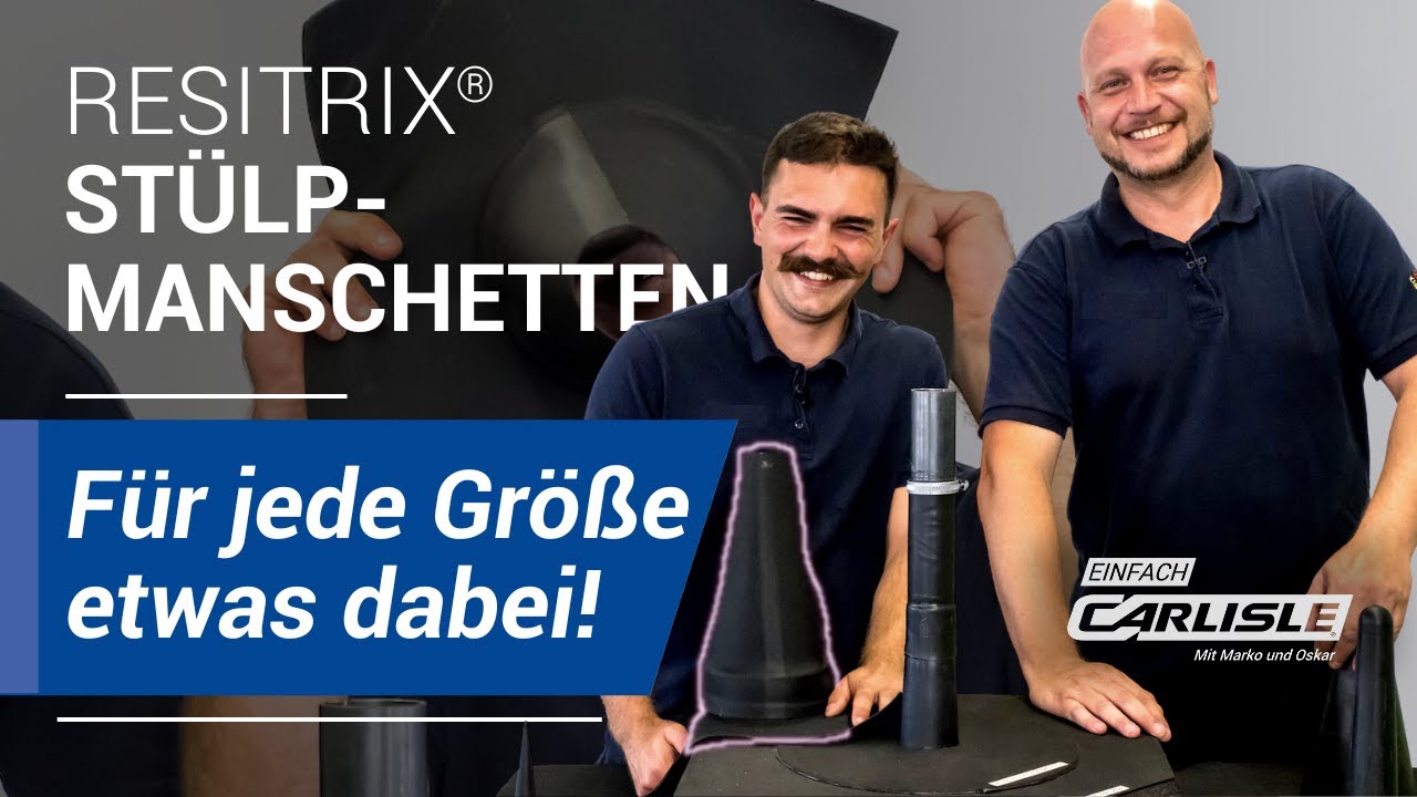 RESITRIX® Stülpmanschetten | Einfach CARLISLE® - YouTube