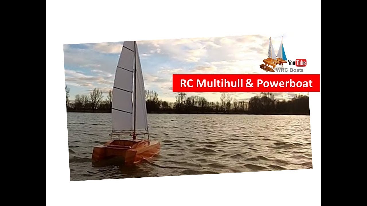 WRC Boats - Homemade RC Multihull and RC Powerboat - YouTube