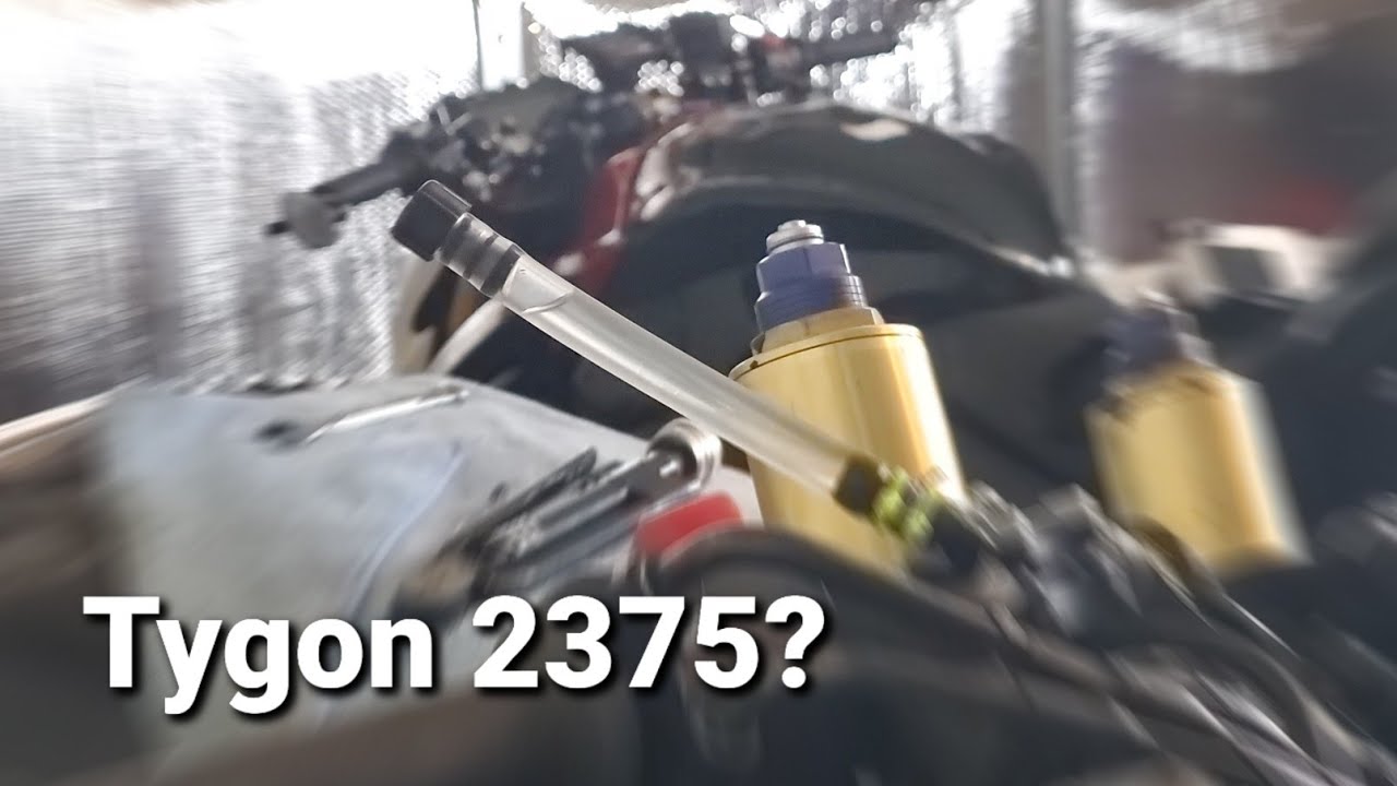 Making a front brake reservoir with Tygon 2375 - YouTube