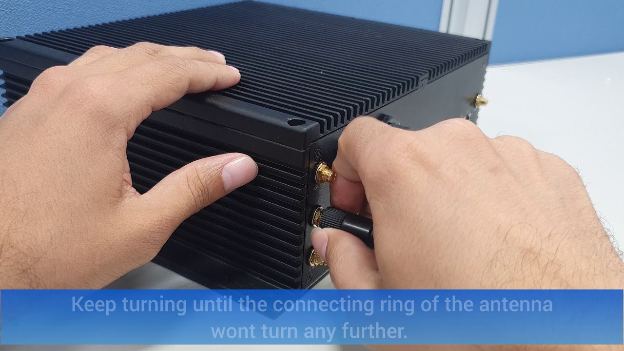 How to install LTE antenna in the NV9X11P - YouTube