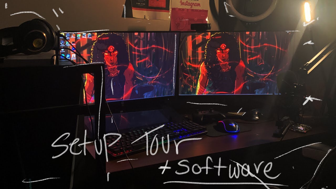 black girls setup and software tour nobody asked for but im still gonna do it anyways - YouTube
