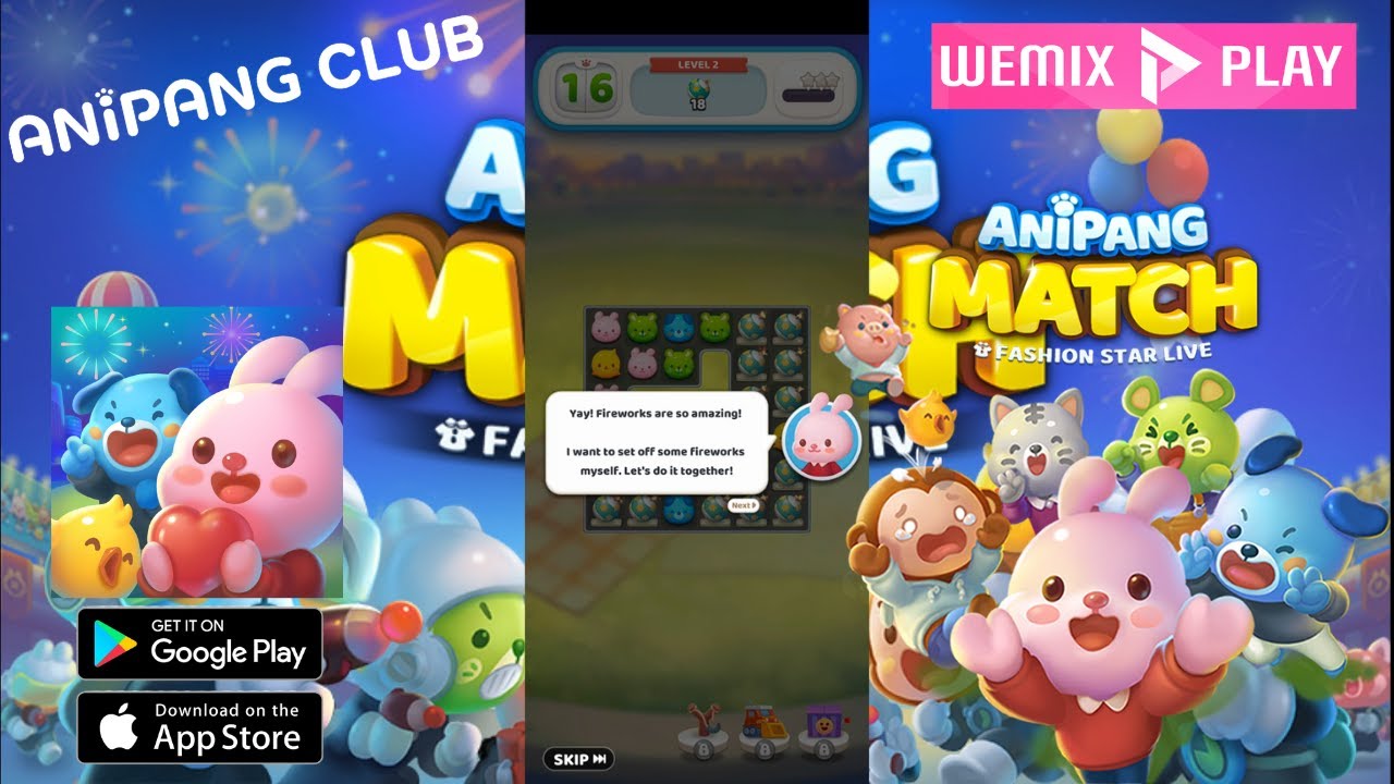 ANIPANG MATCH GAMEPLAY | EARLY ACCESS | WEMIX PLAY GAMES - YouTube