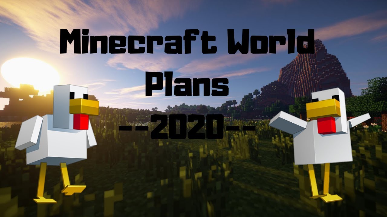Minecraft World Plans for 2020 - YouTube