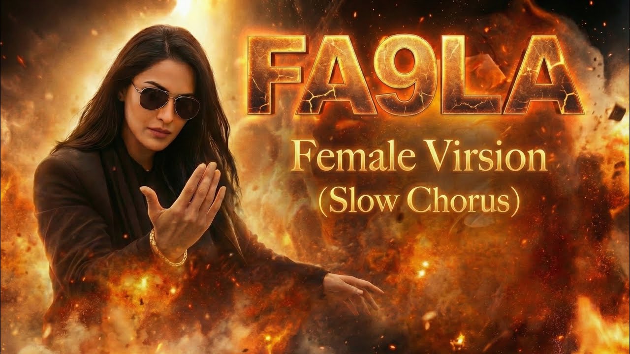 Fa9la lyrics (female Virsion) #trending #viral - YouTube