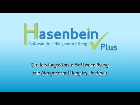 HasenbeinPlus - Software für Mengenermittlung im Hochbau - YouTube