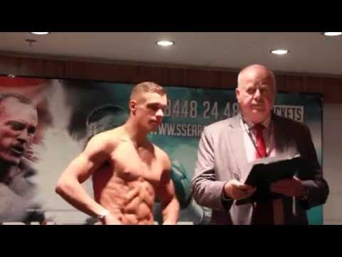 RICKY BOYLAN v KAROLY LAKATOS - OFFICIAL WEIGH FROM WEMBLEY - RETURN OF ...