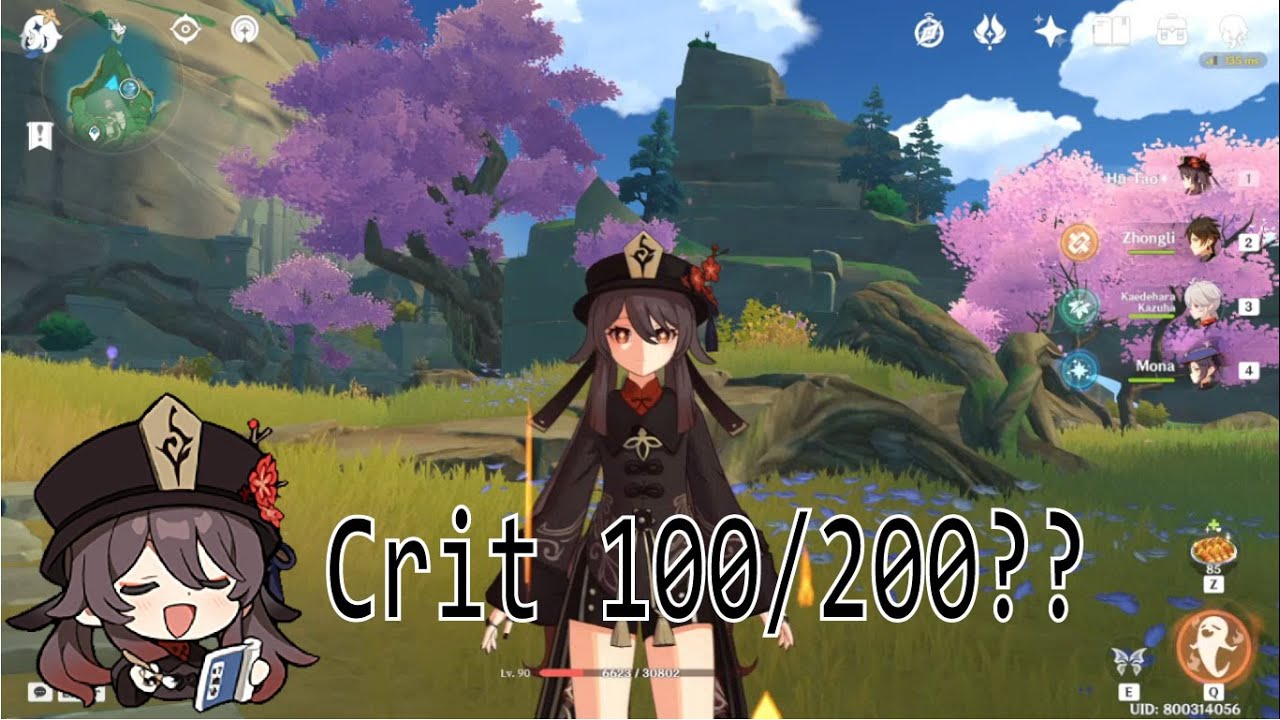 GENSHIN IMPACT - "HU TAO CRIT 100/200??" BUILD SHOWCASE - YouTube