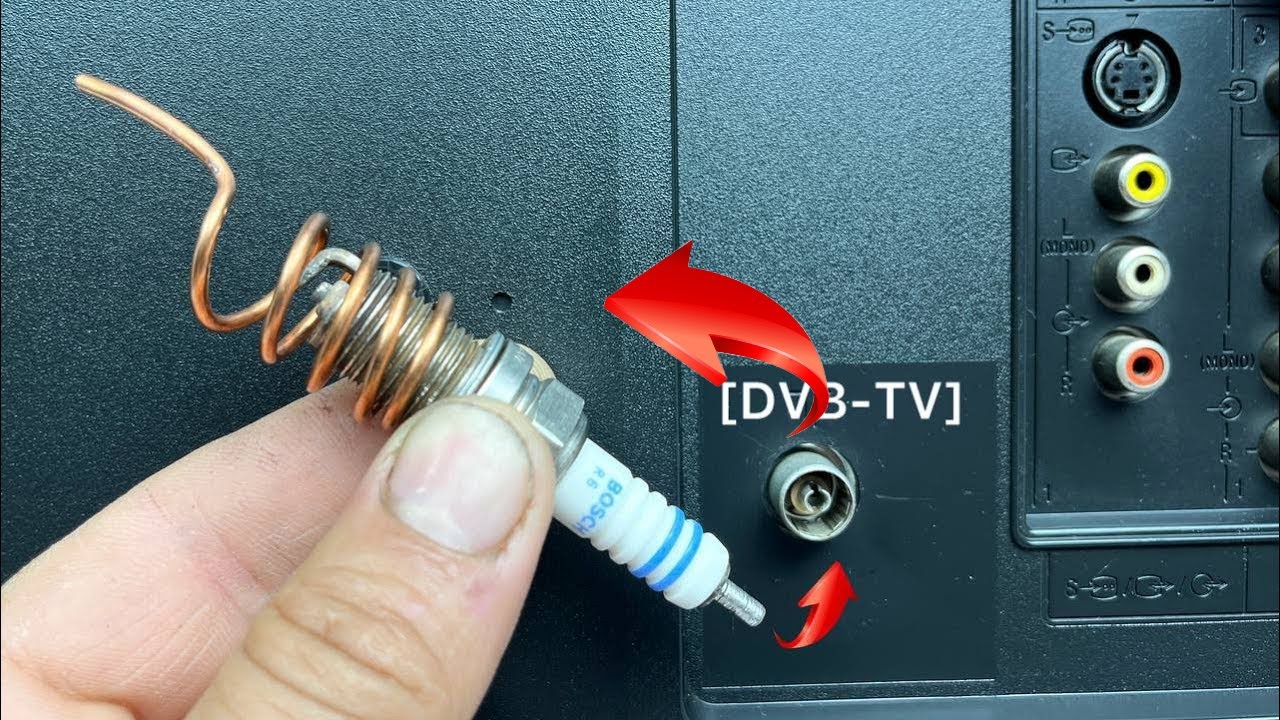Don’t Throw Away Your Spark Plugs! How to make a simple welding with spark plug and a TV antenna ...