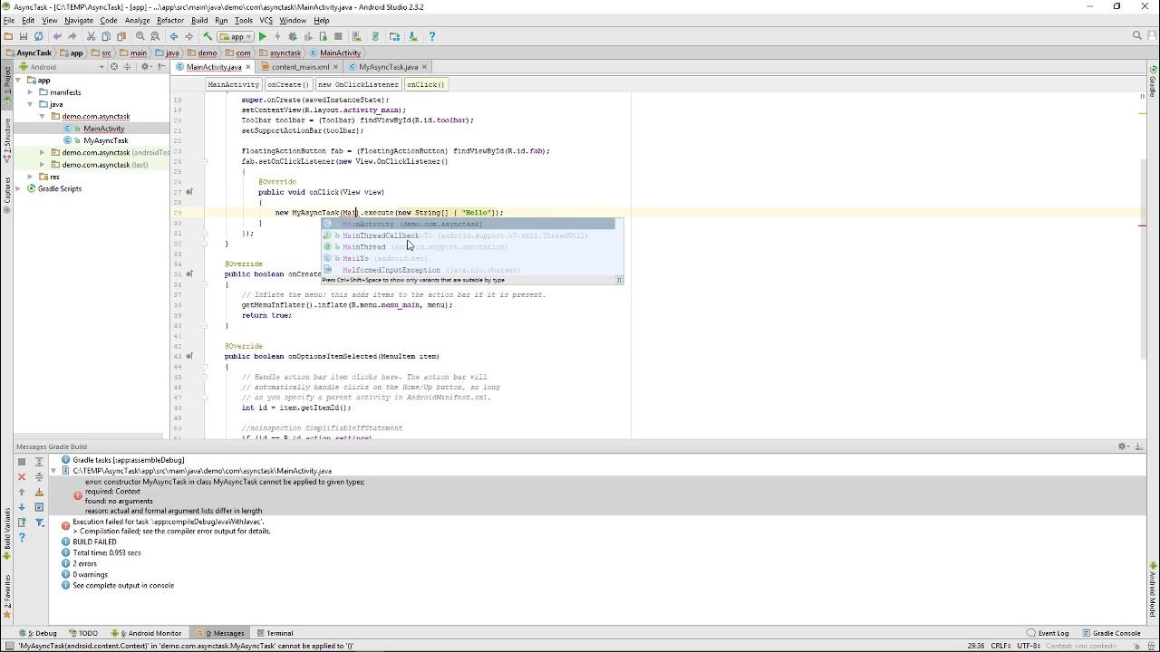 Using AsyncTask and ProgressDialog in Android - YouTube