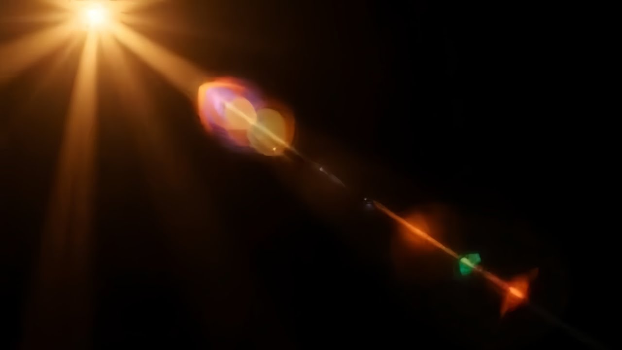 Sun flare effect black screen | Sun rays black screen effect - YouTube