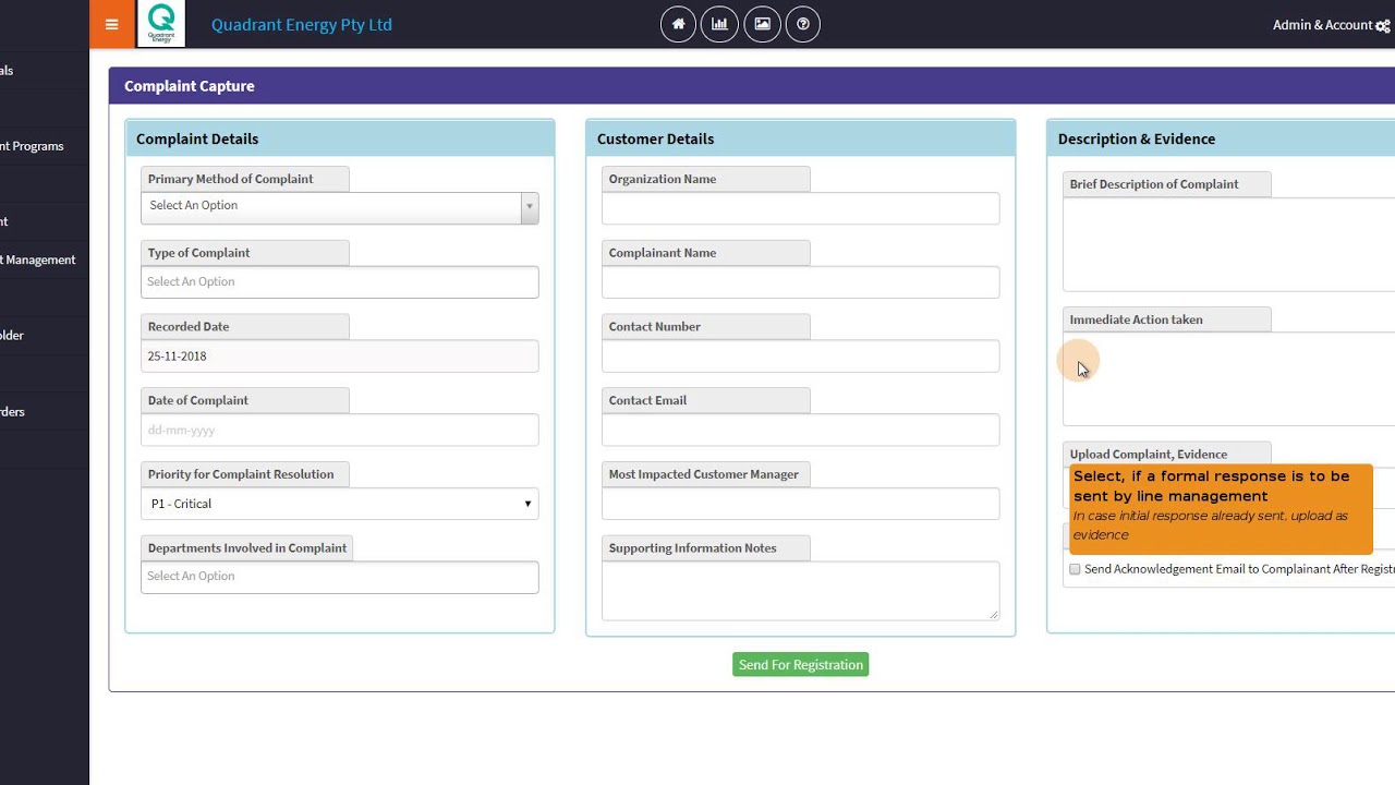 How to Record Customer complaint - YouTube