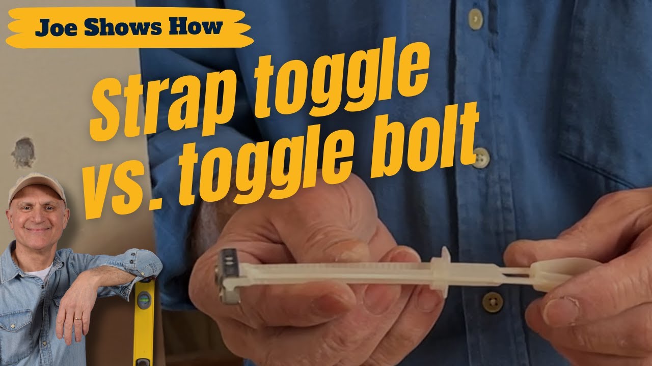 Why a strap toggle is better than a toggle bolt - YouTube