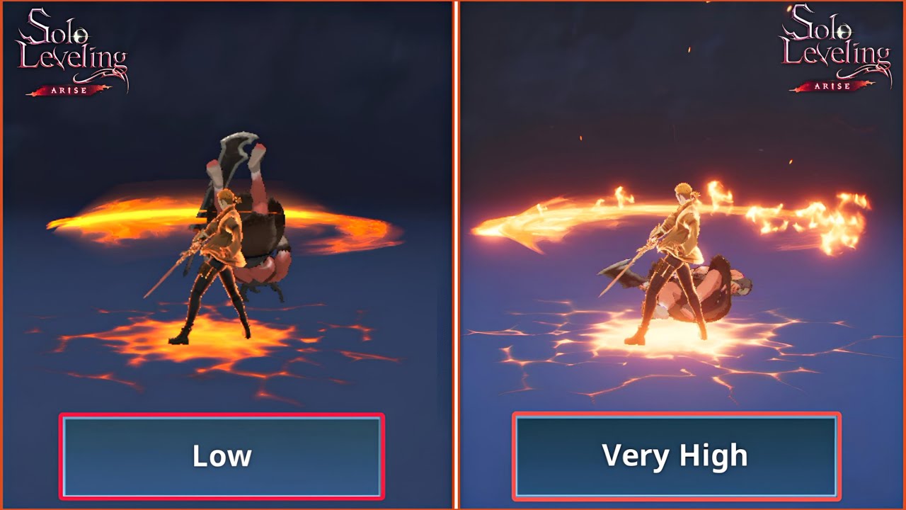 Solo Leveling Arise High Vs Low Graphics ~ HINDI - YouTube
