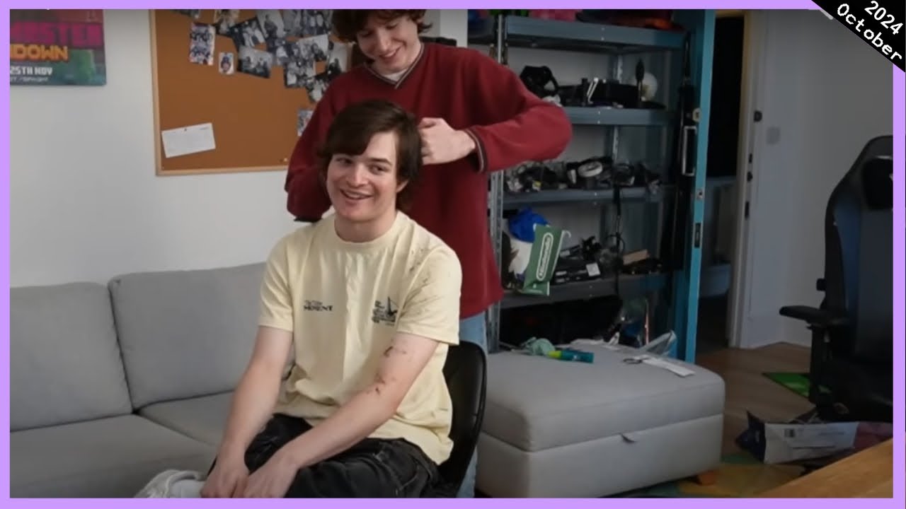 Coy Piso cuts my Hair | Tubbo VOD 2nd October 2024 - YouTube
