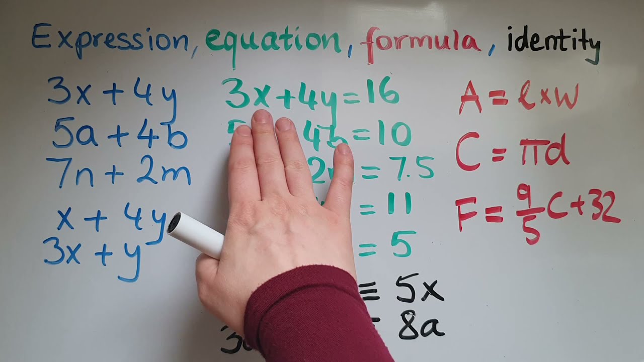 What Are Expressions Equations Formulae Identities Inequalities What Are Expressions Equations Formulae Identities Inequalities
