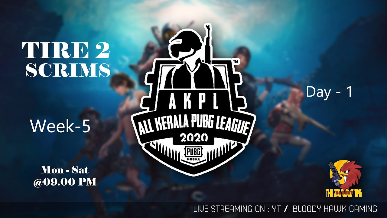 AKPL 2020 | Tire2 | Day 1 | Week 5 | Bloody Hawk Gaming Live Stream ...
