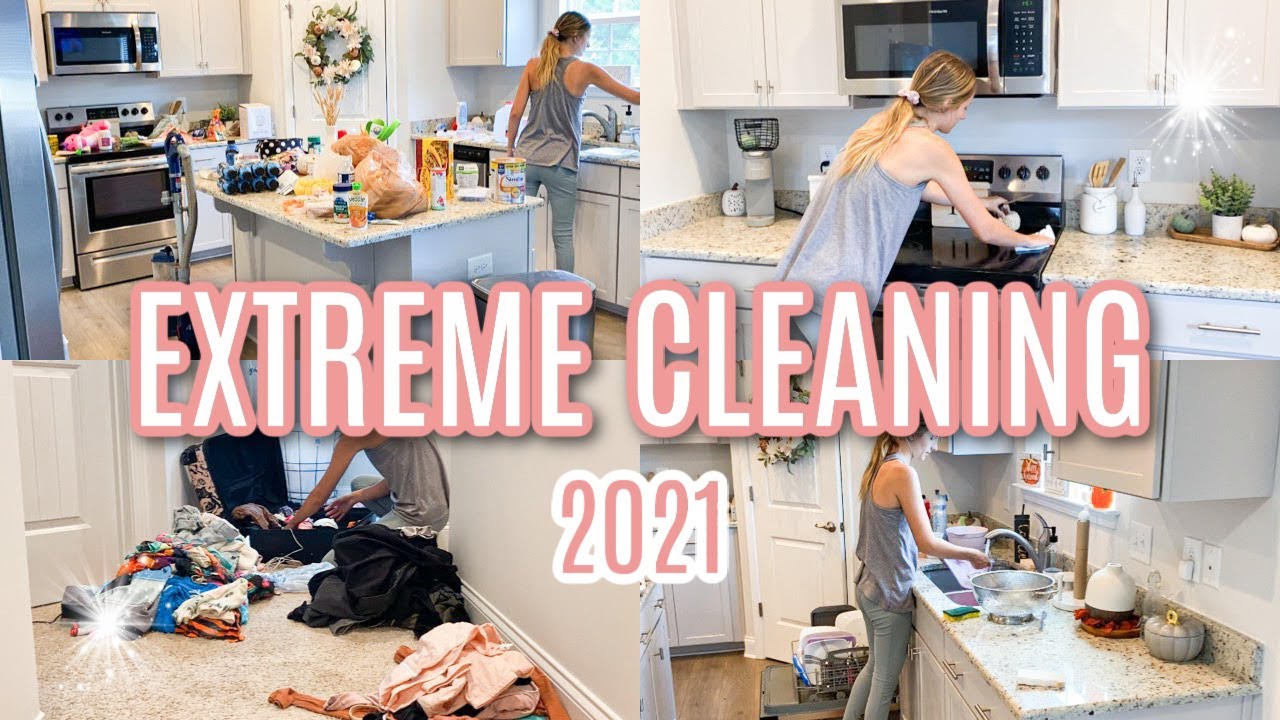 EXTREME CLEAN WITH ME 2021 // EXTREME CLEANING MOTIVATION // CLEAN WITH ...