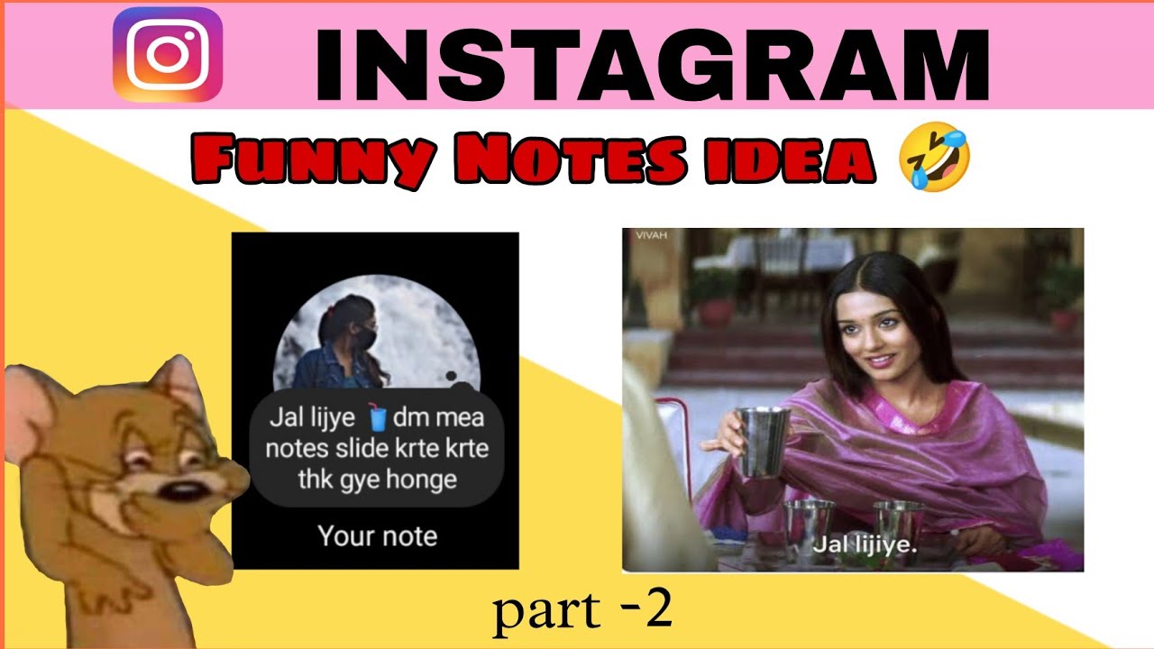 Instagram funny Notes idea | Instagram notes idea | Note idea for ...