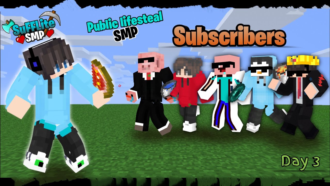 The Deadliest Public Minecraft Lifesteal SMP live (Day 3) #lifestealsmp ...