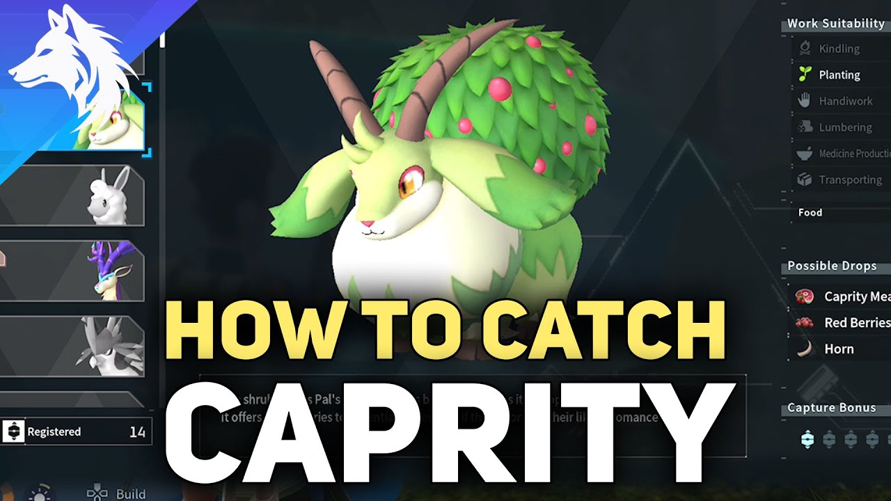 Where To Catch Caprity (Location, Stats & Habitat) Palworld - YouTube