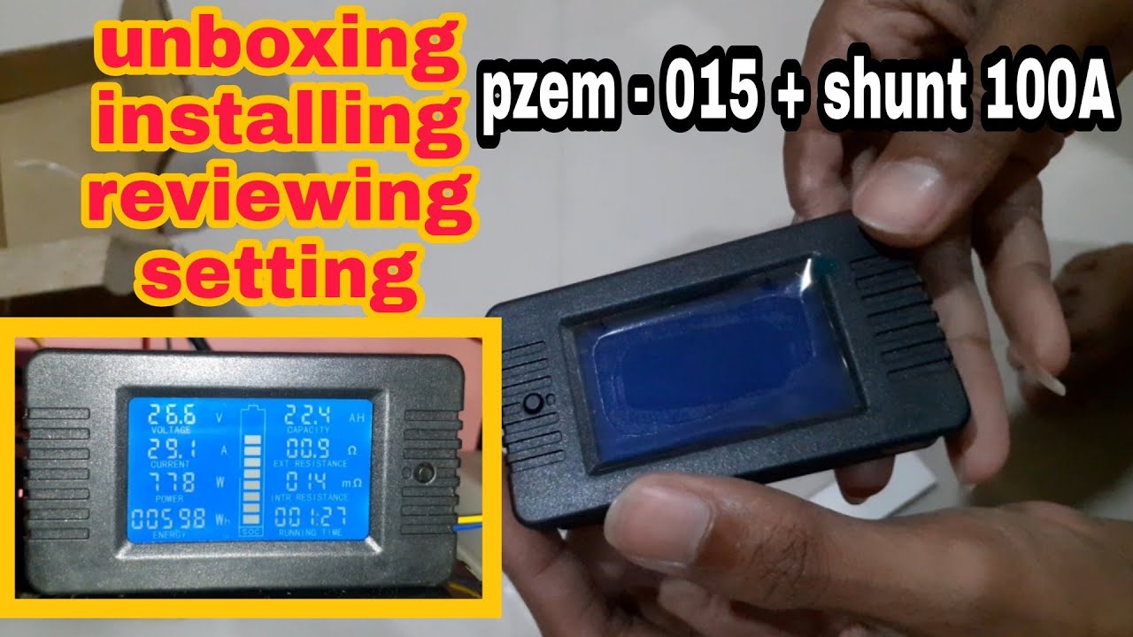 Review dan Pemasangan Pzem - 015 dengan R-Shunt 100A | How to install ...