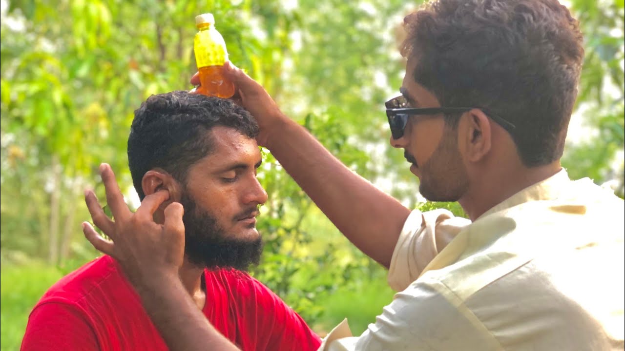 Cosmic ASMR Bliss! Indian Bengali Barber Head & Ear Oil Massage + Back ...