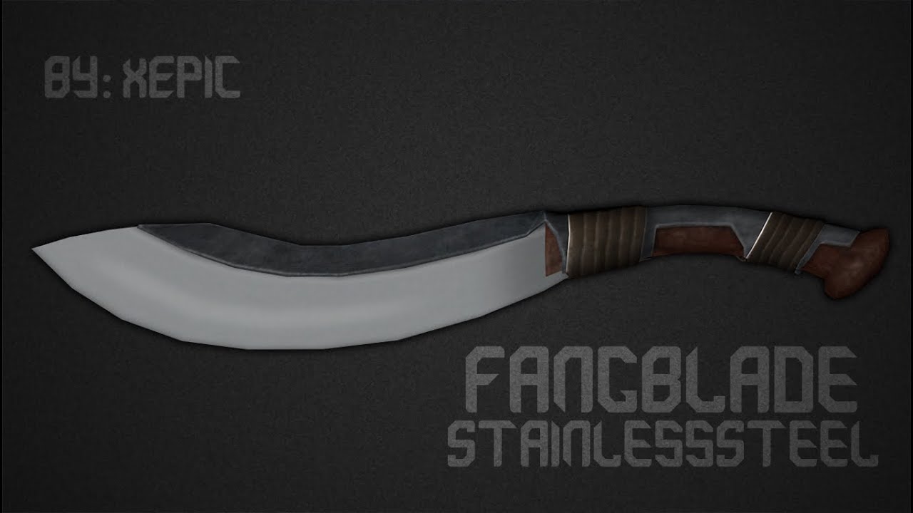 🔫 Point Blank Mods: Skin Fang Blade Stainless Steel - YouTube
