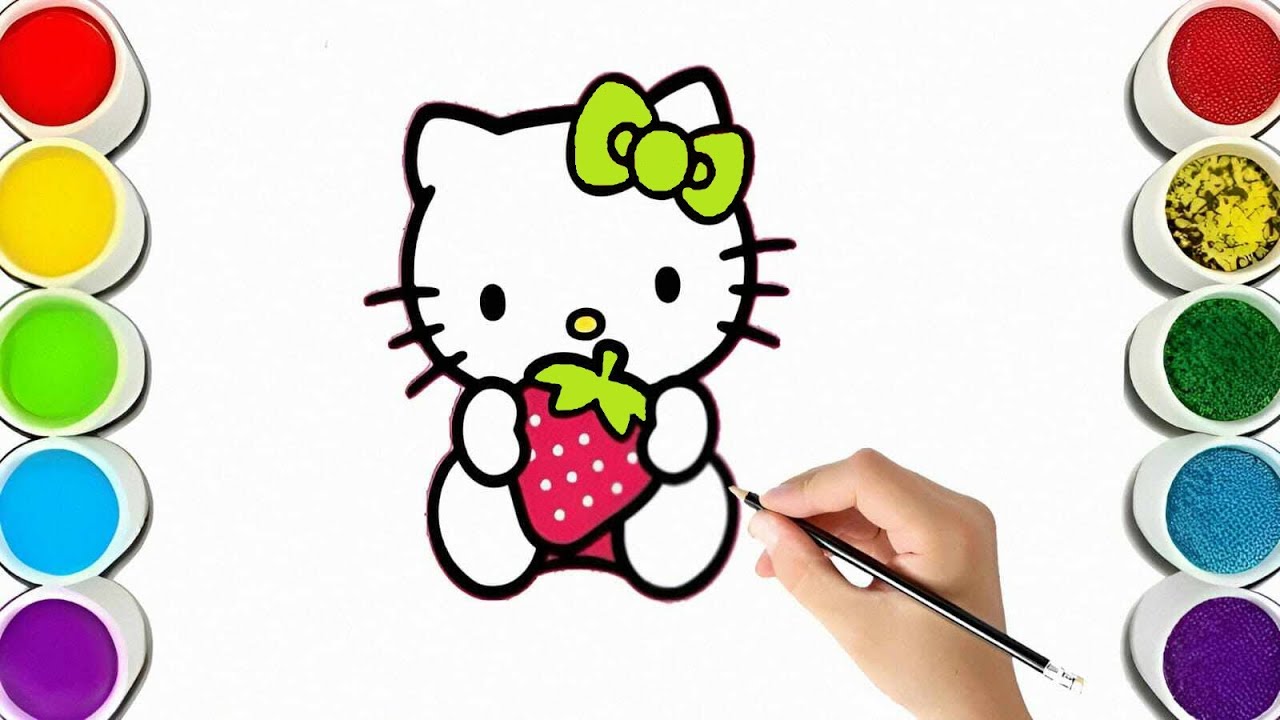 hello kitty drawing|| hello kitty easy and cute drawing|| easy draw ...