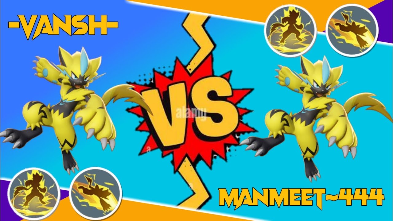 CLASH OF THUNDER ⚡!!! ZERAORA VS ZERAORA || POKEMON UNITE 1V1 ...