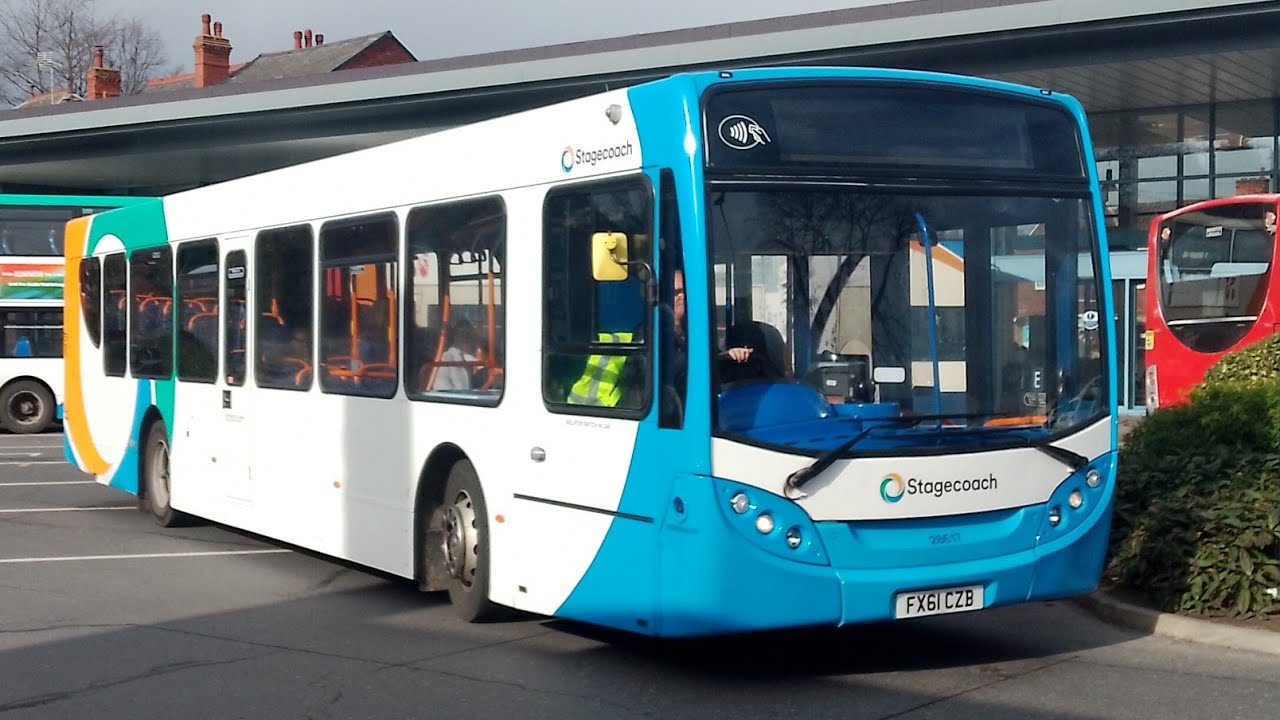 Worksop bus station ADL Enviro 300 28617 - YouTube