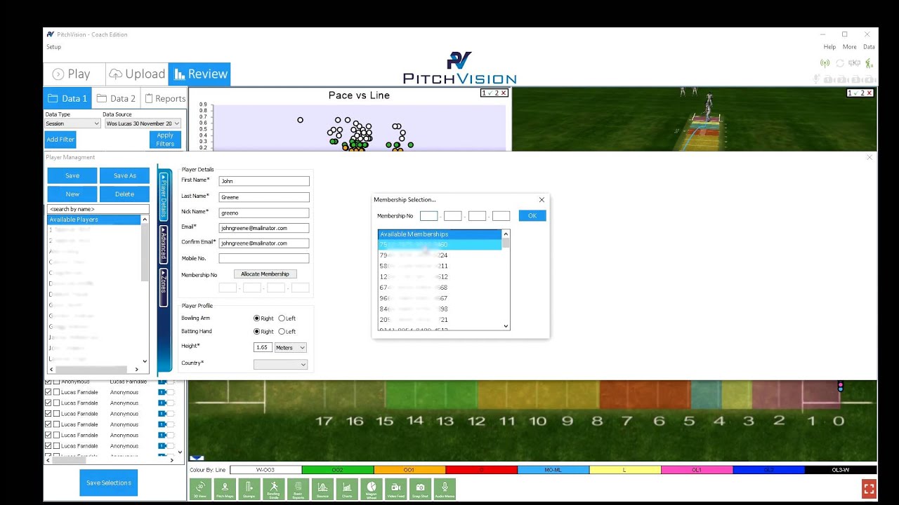 How to Set a Player up on PitchVision - YouTube