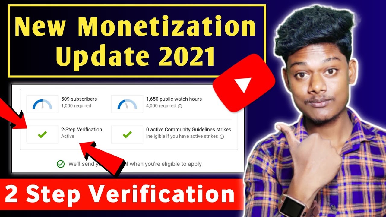 Youtube New Update 2 Step Verification On | 2 step verification YouTube ...