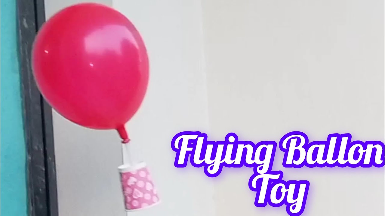 how to make easiest balloon flying gadget - YouTube