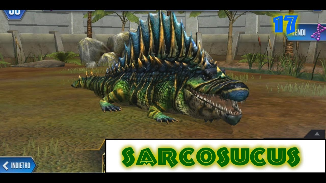 Jurassic World - LEVEL 40 SARCOSUCUS - YouTube