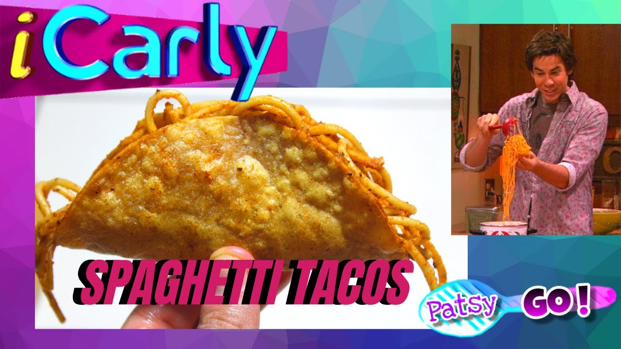 Spaghetti Tacos from iCarly | TACOS DE ESPAGUETTI ICARLY - YouTube