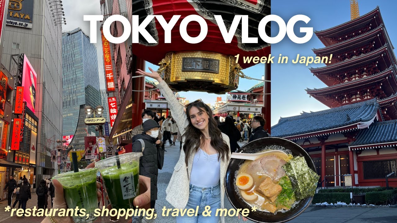 JAPAN VLOG 🍥 | exploring tokyo, what i eat, making friends, shopping ...