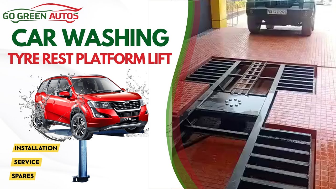 Tyrerest Platform Car Washing Lift Complete Setup Installation | Go ...