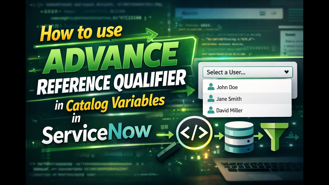 How to use advance reference qualifier in catalog variables in # ...