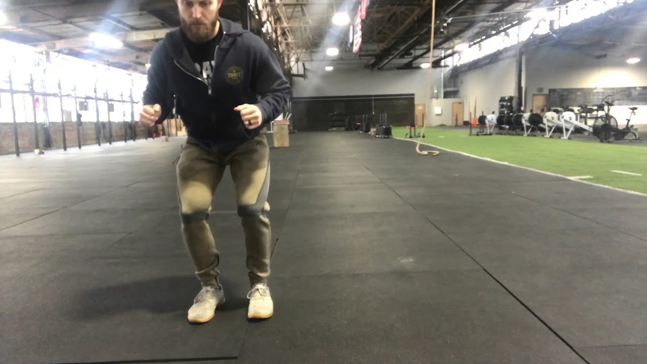 Quarter Squat Diagonal Walks - YouTube